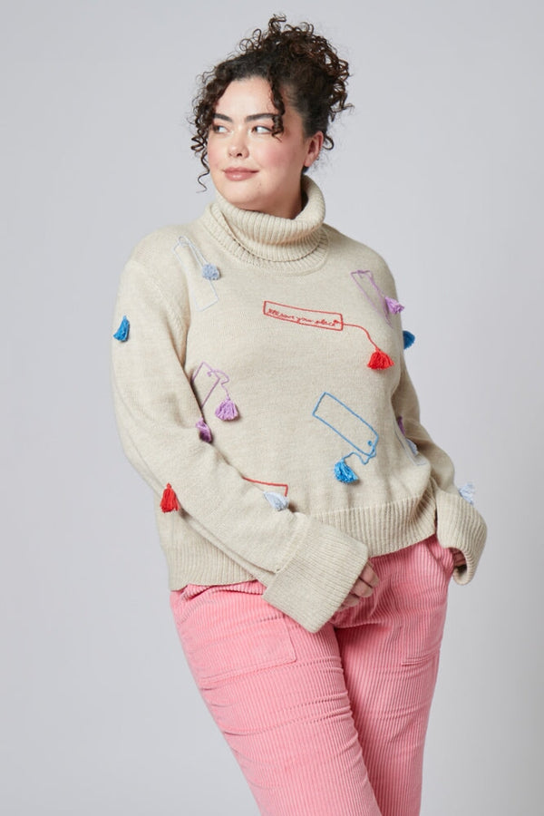 BOOKMARK MATILDA SWEATER - RachelAntonoff.com